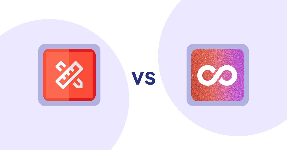 Shopify Product Display Apps: RT: Size Chart, Size Guide vs Infinite S – Accentuate Custom Fields